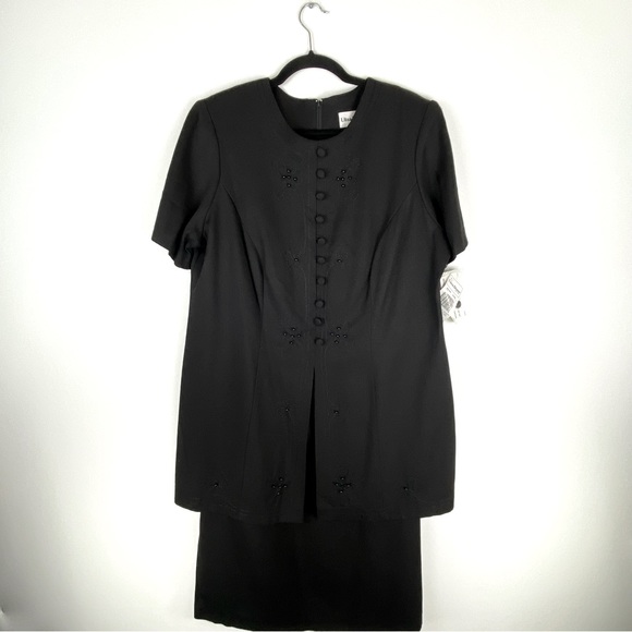 ultra new york | Dresses | Ultra Dress New York 4 W Black Shift Dress ...